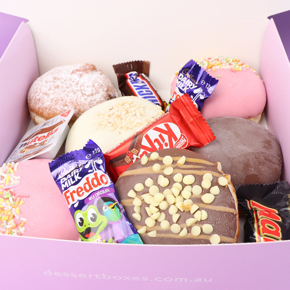 Donut Gift Boxes Delivery | Dessert Boxes Same Day Donut Delivery